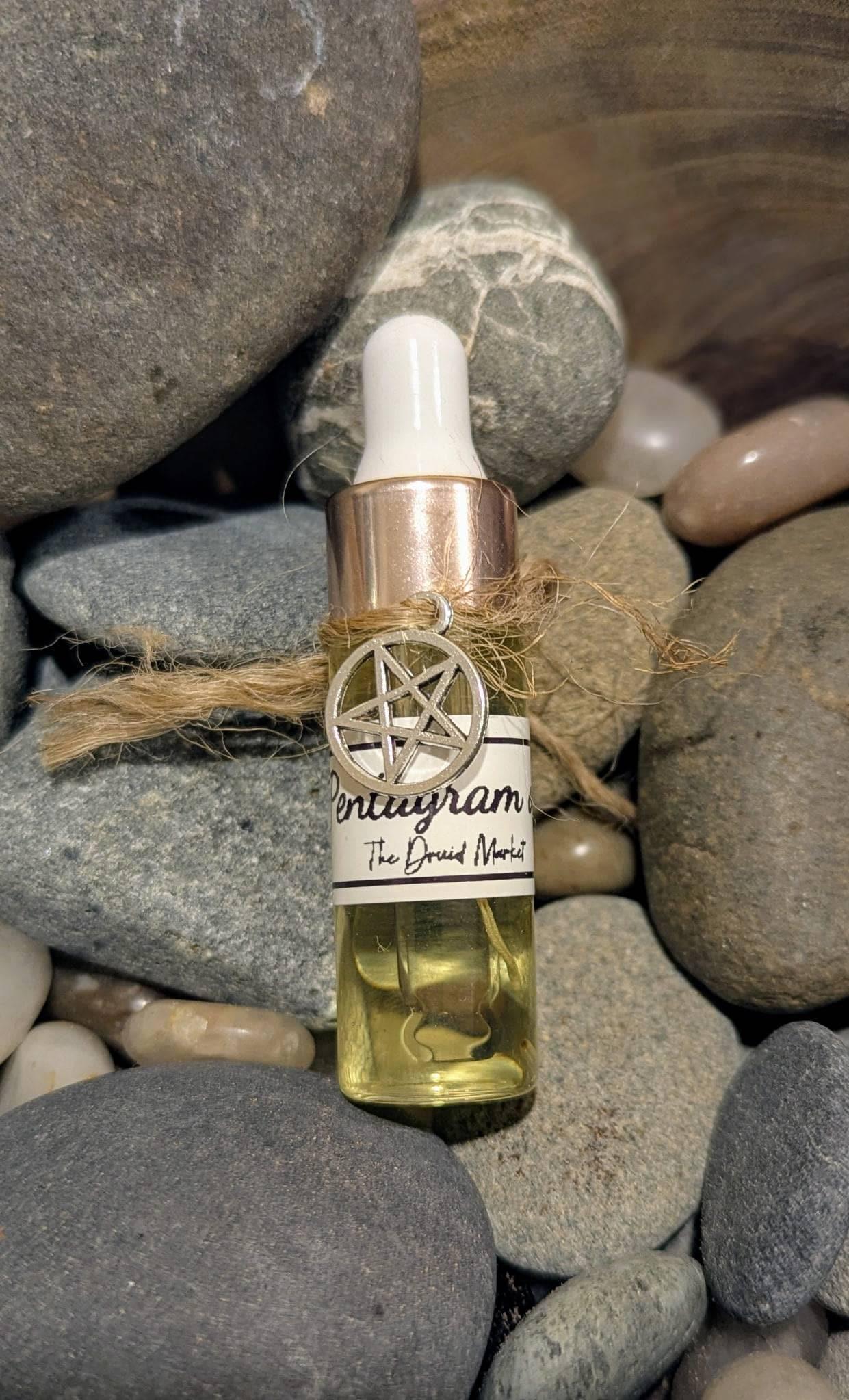 Pentagram Magickal Oil • Protection • Confidence • Control - Etsy