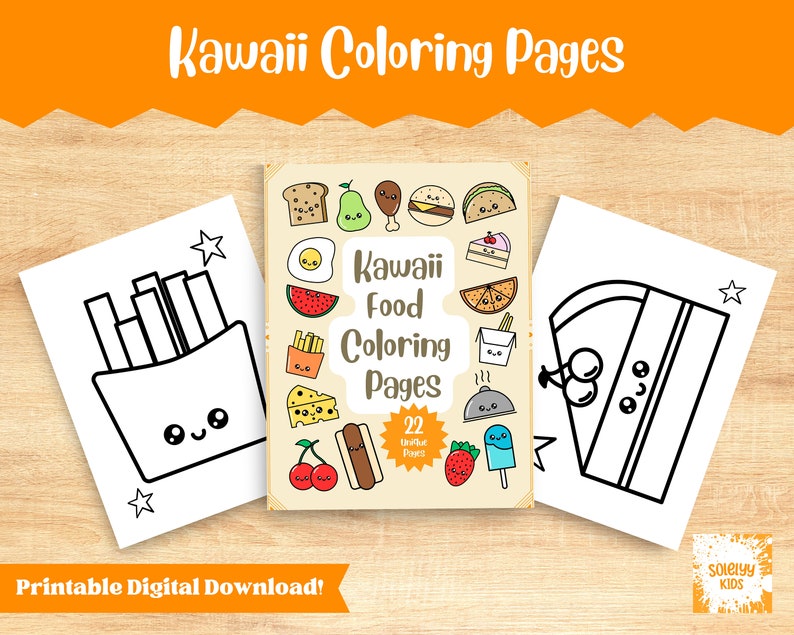 Kawaii Food Coloring Pages, Food Coloring, Cute Coloring, Kawaii ...