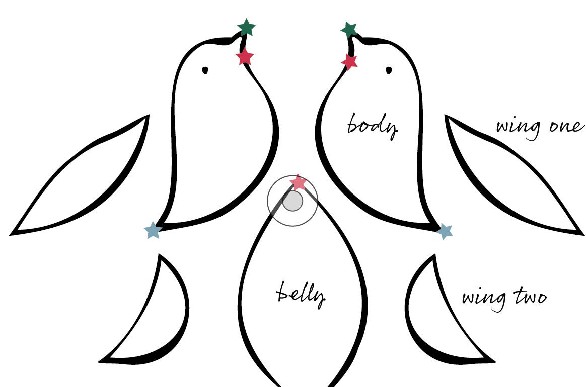 Bird Ornament Ceramic Handbuilding Template | Pottery Tutorial - Etsy