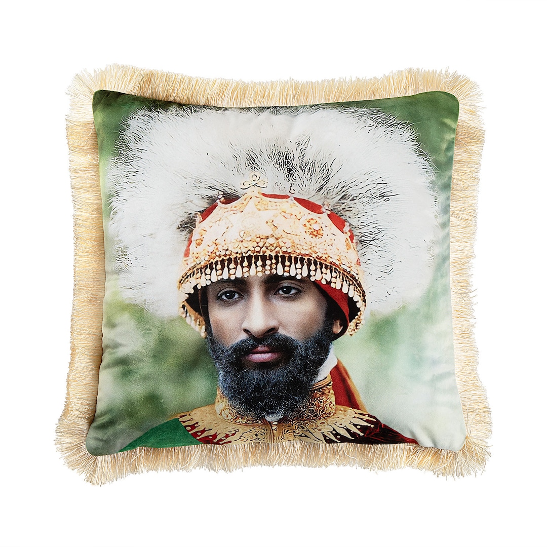 His Imperial Majesty Haile Selassie I Rastafari Throw Pillow II - Etsy