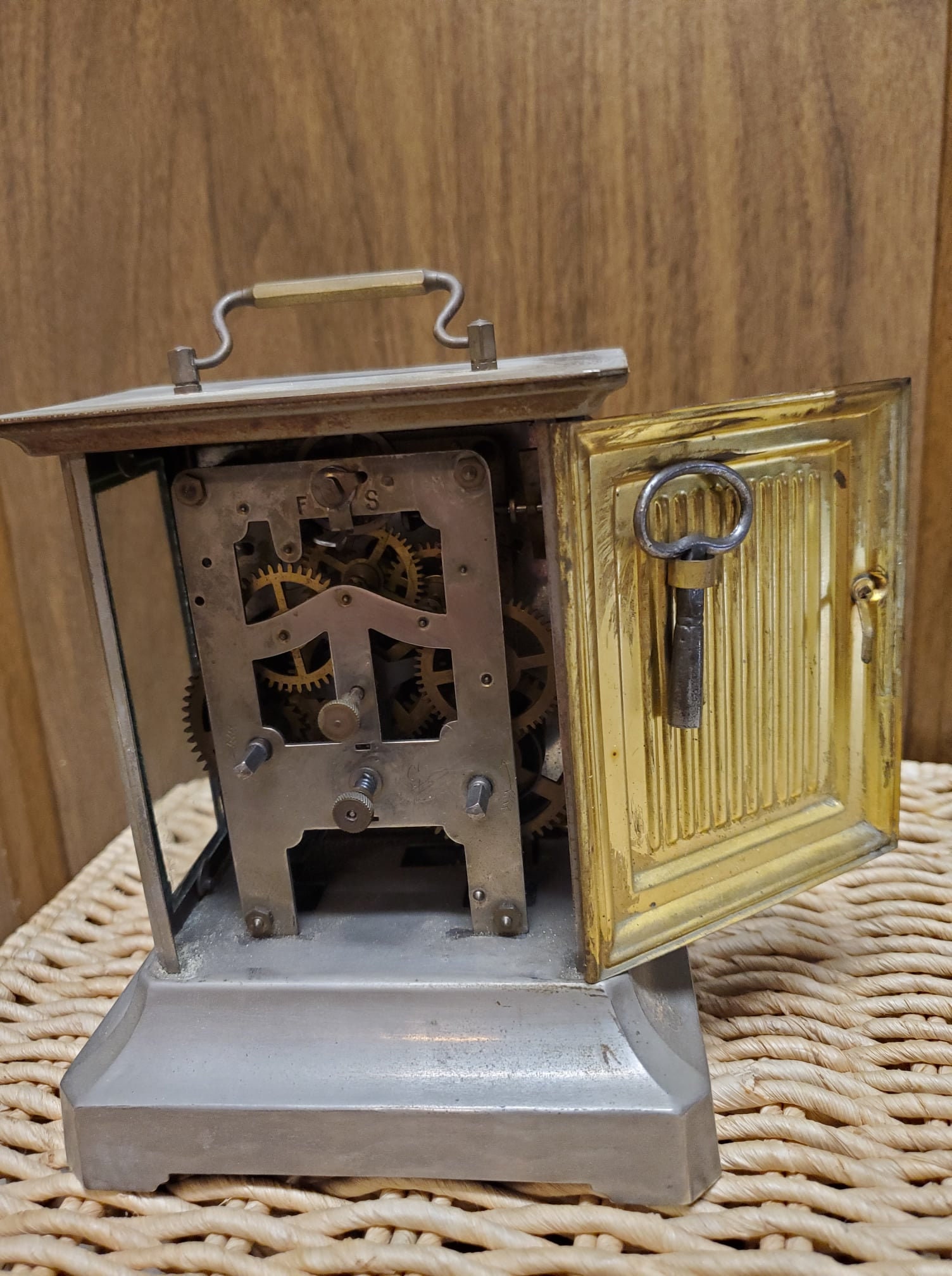 Antique Carriage Mantel Shelf Alarm Clock - Etsy