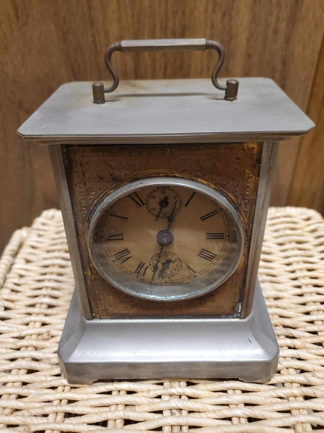 Antique Carriage Mantel Shelf Alarm Clock - Etsy