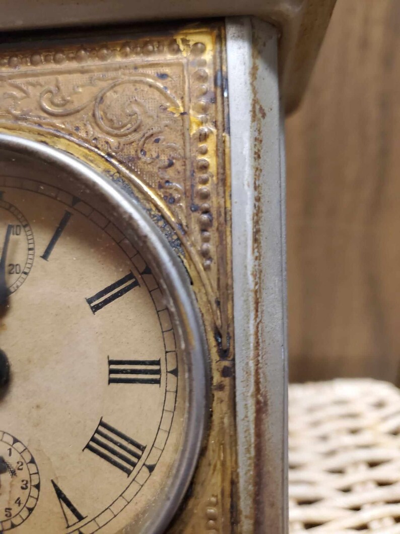 Antique Carriage Mantel Shelf Alarm Clock - Etsy