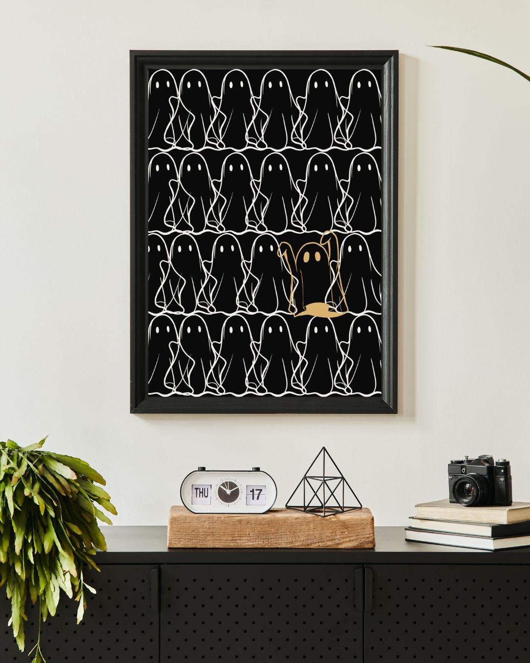 Ghosties Halloween Print Printable Wall Art Digital Download - Etsy