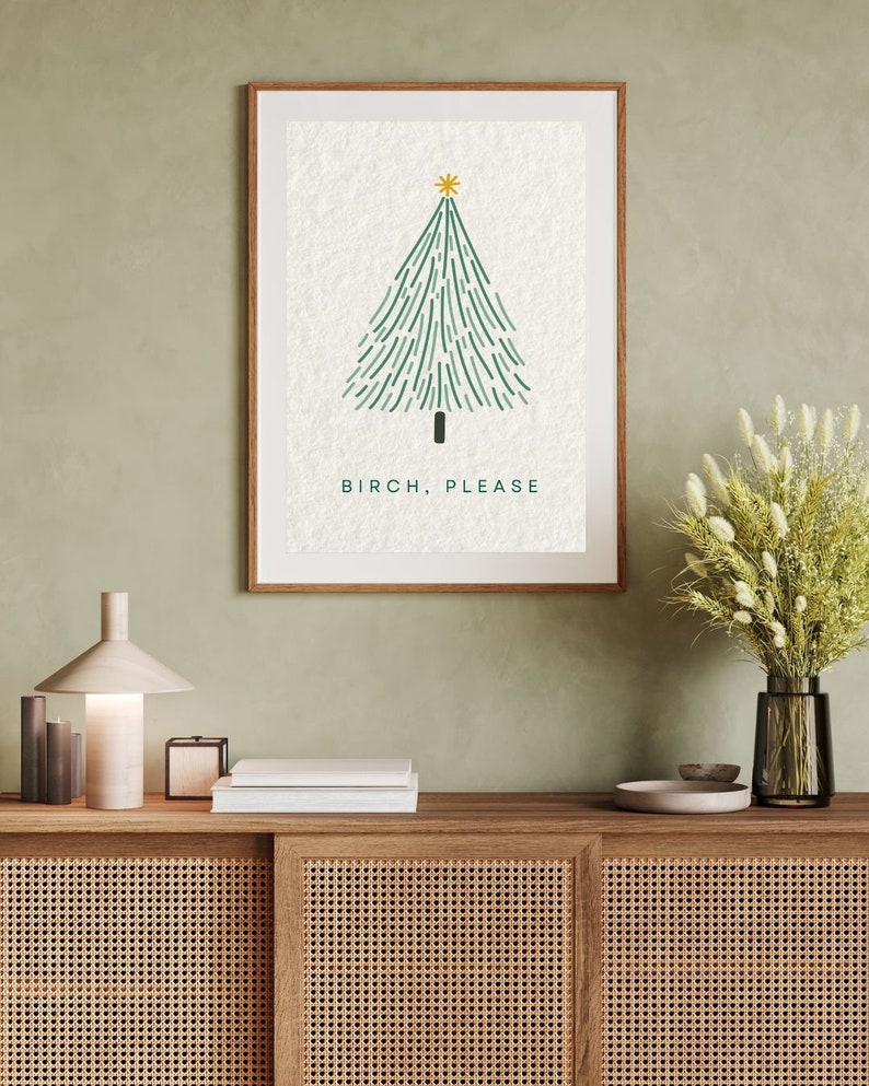 Birch, Please Holiday Print Printable Wall Art Digital Download Home ...