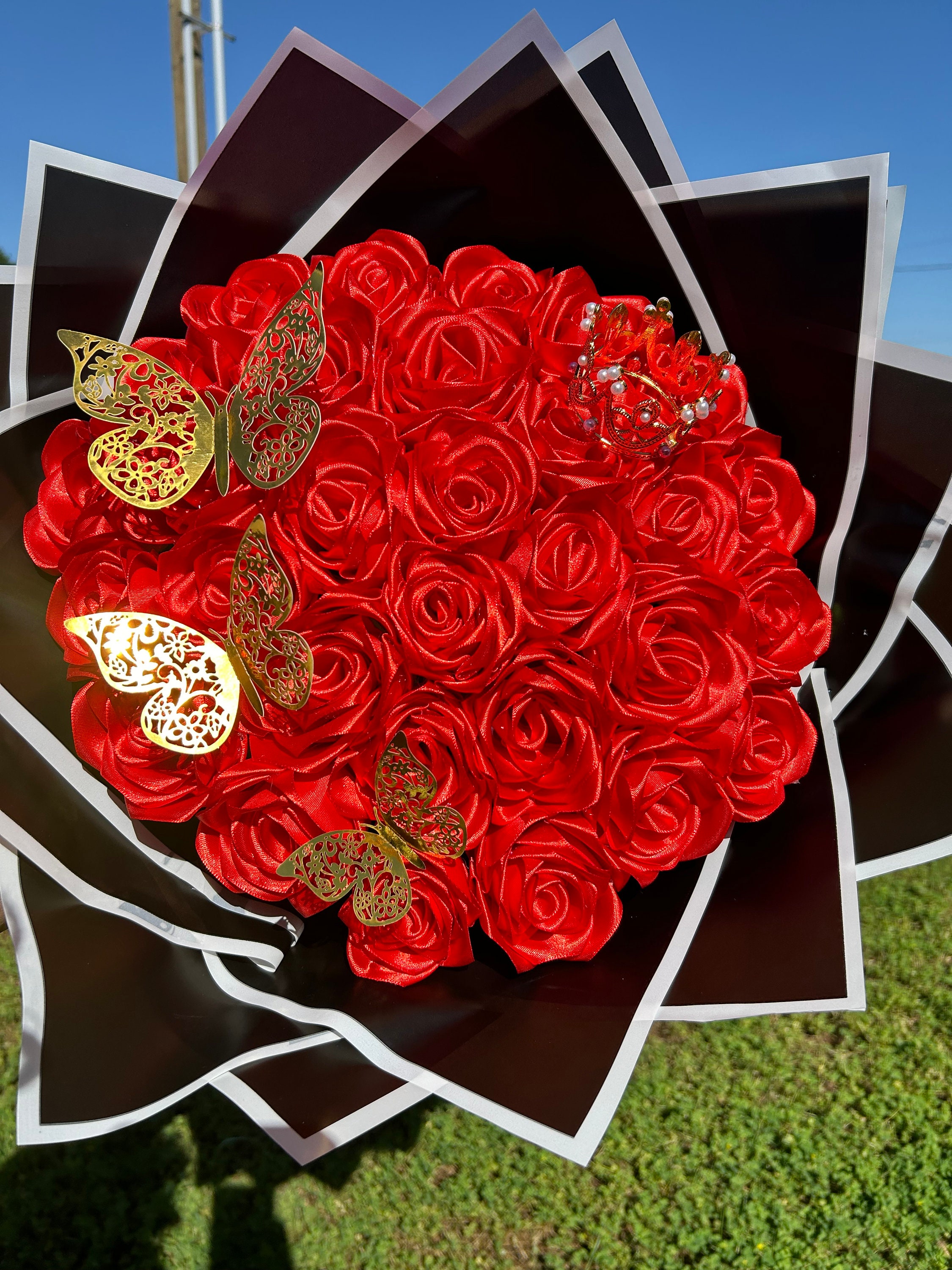 Eternal Rose Bouquet - Etsy