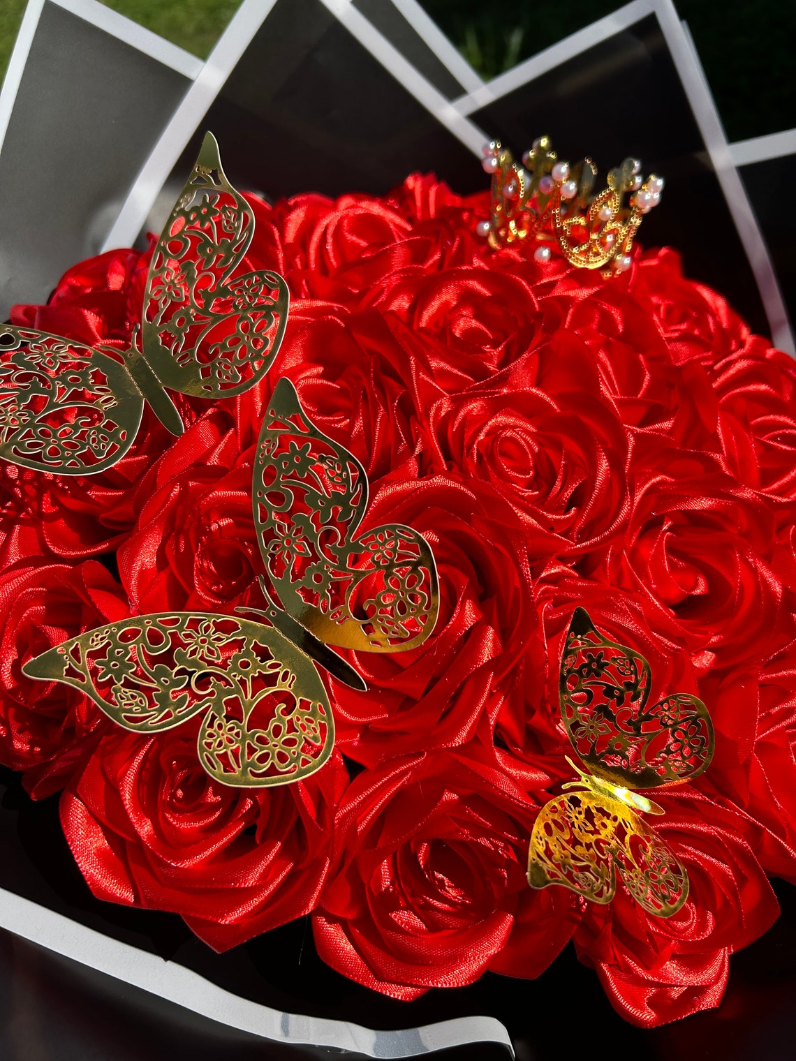 Eternal Rose Bouquet - Etsy