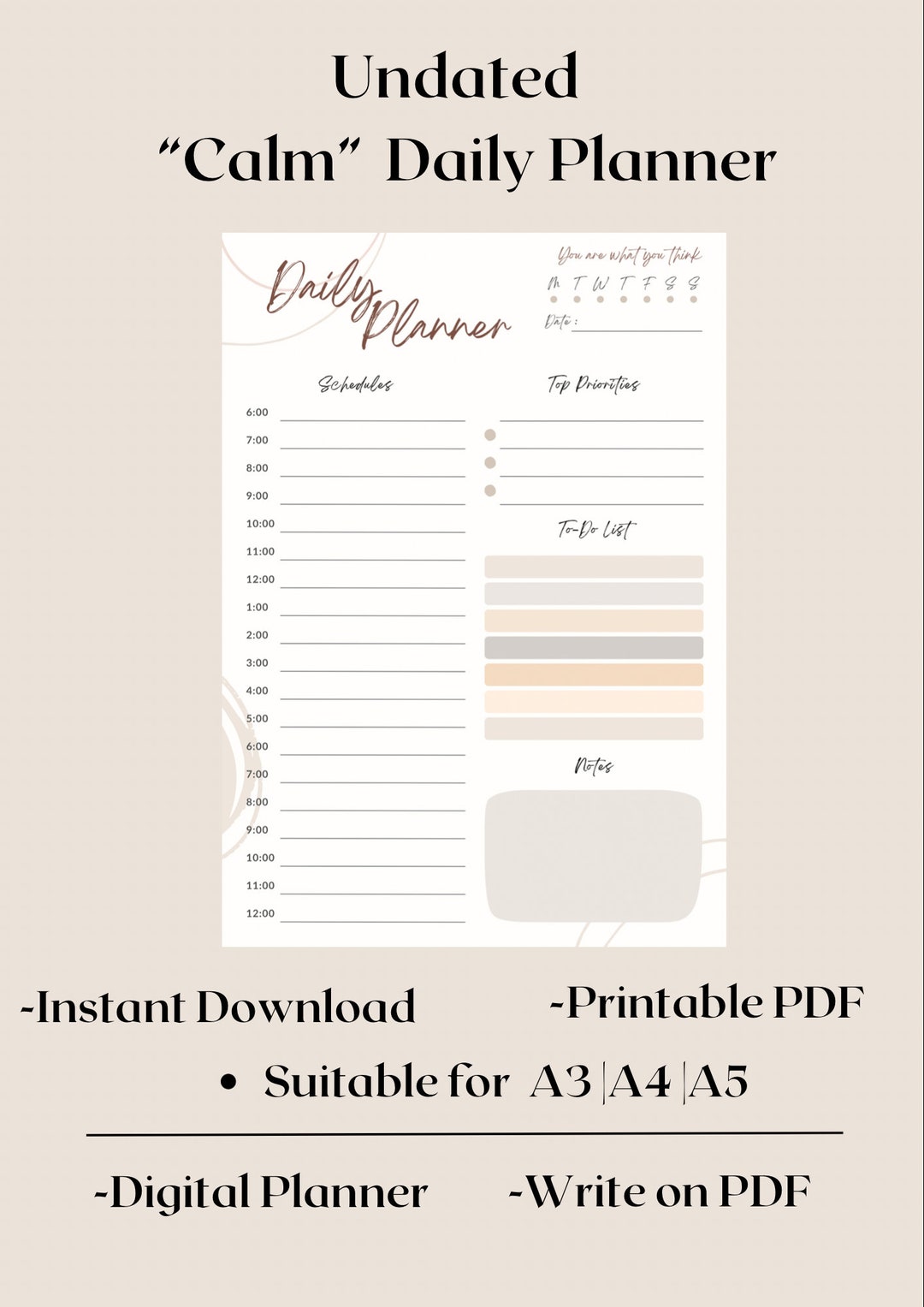 Planner, That Girl Planner, Digital Planner, Planner Printable ...