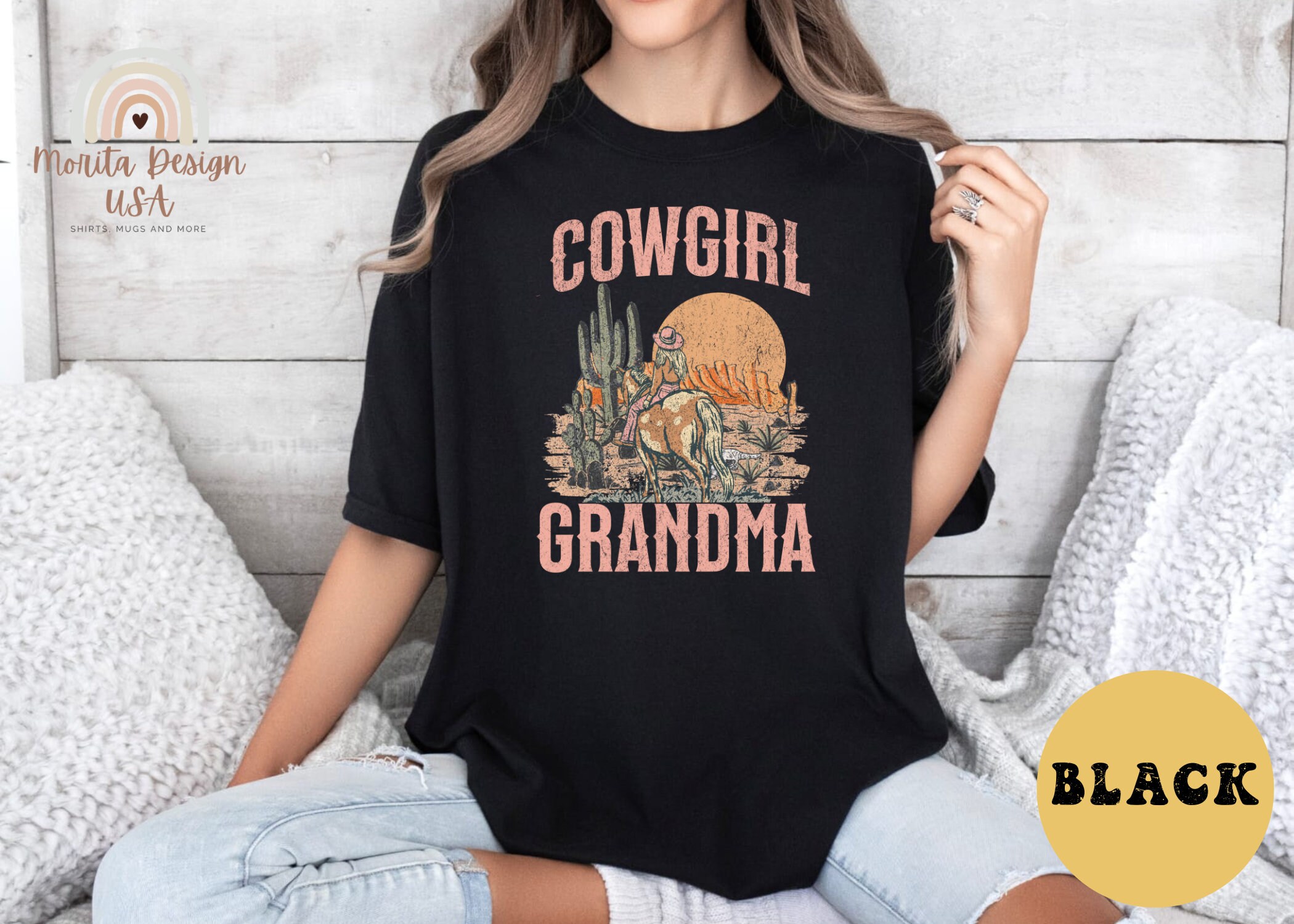 Rodeo Grandma Shirt, Western Grandma Shirt, Western Grandma Shirt ...