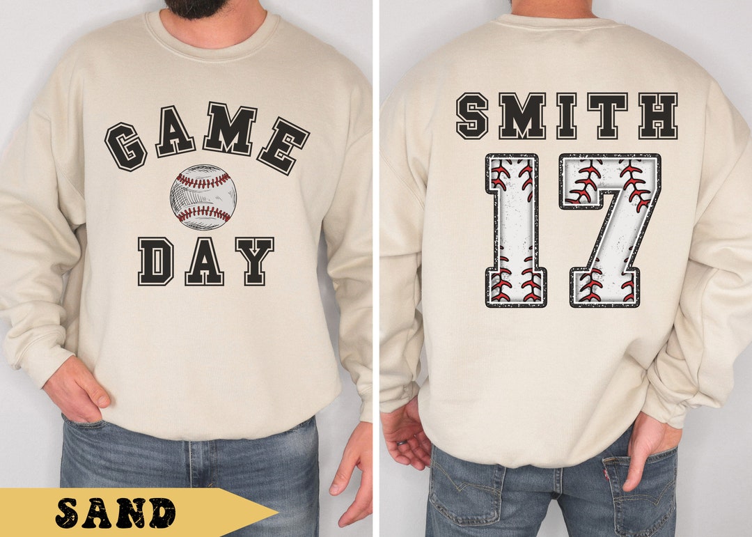 Baseball Name and Number Shirt, Game Day Shirt, Two-sided Baseball ...