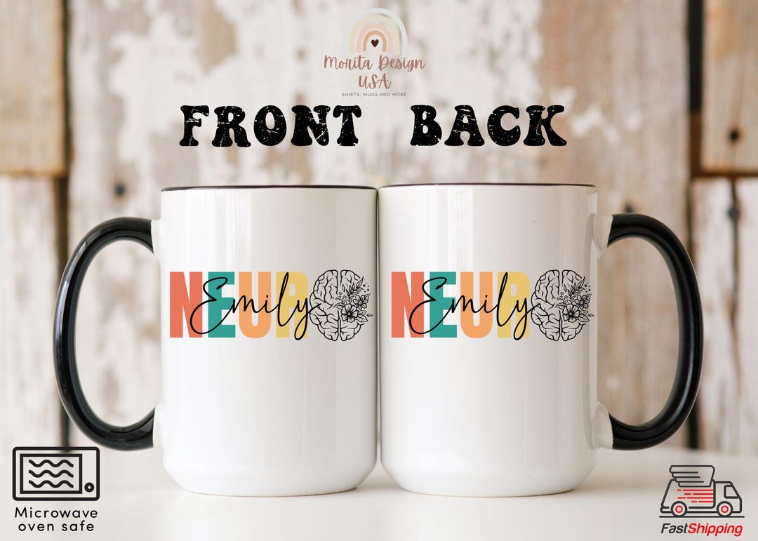 Personalized Neurologist Mug, Neuro RN Nurse Gift, Neurology Student ...