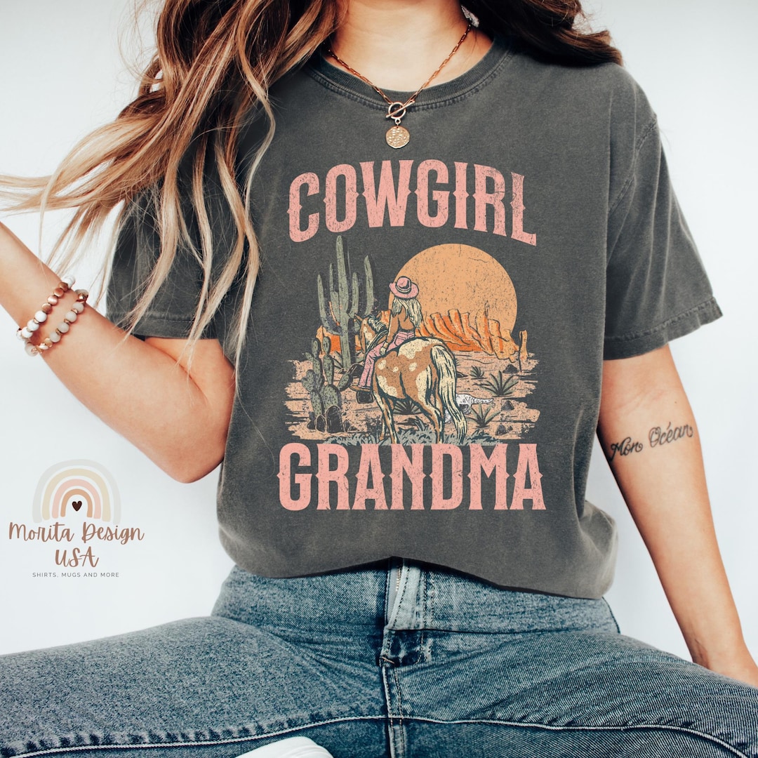 Rodeo Grandma Shirt, Western Grandma Shirt, Western Grandma Shirt ...