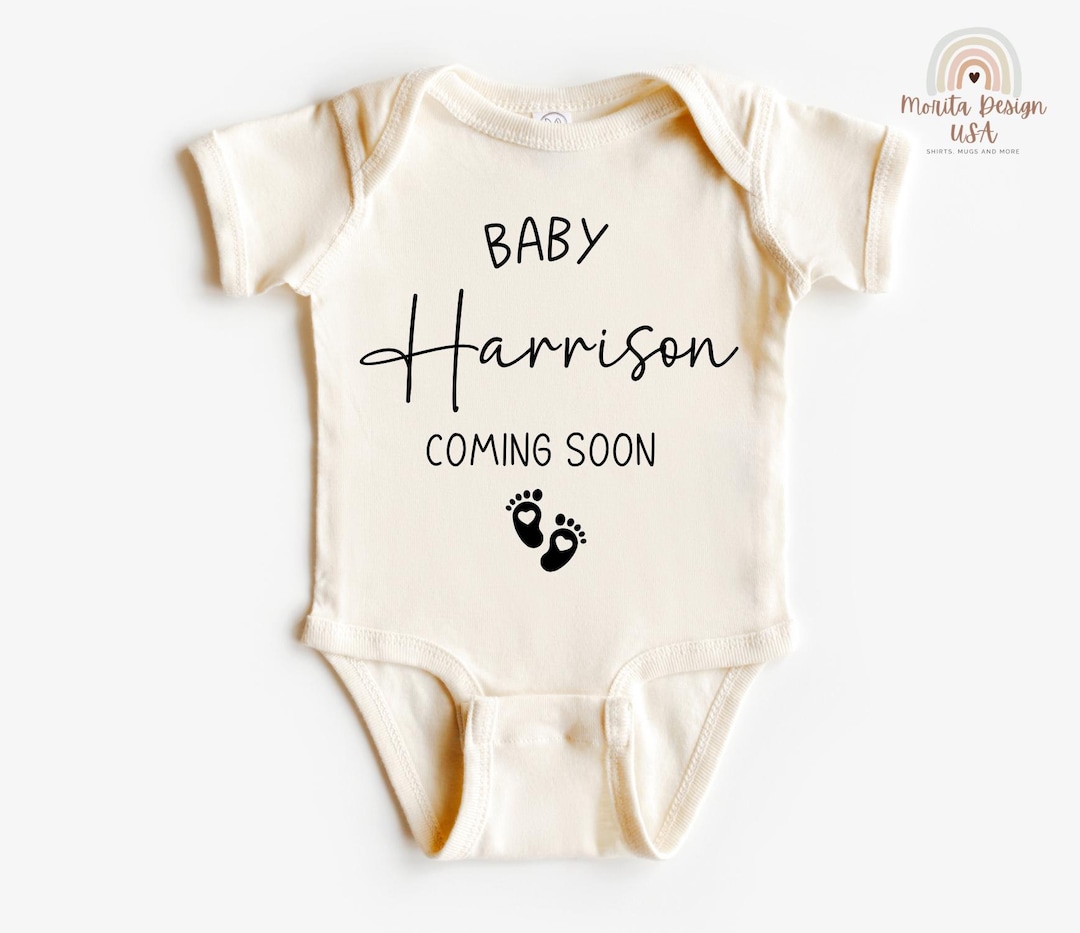 Baby Coming Soon 2025 Bodysuit, Baby Onesie Coming Soon 2025, Custom ...