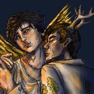 Saltburn Art Prints of Oliver and Felix - Etsy