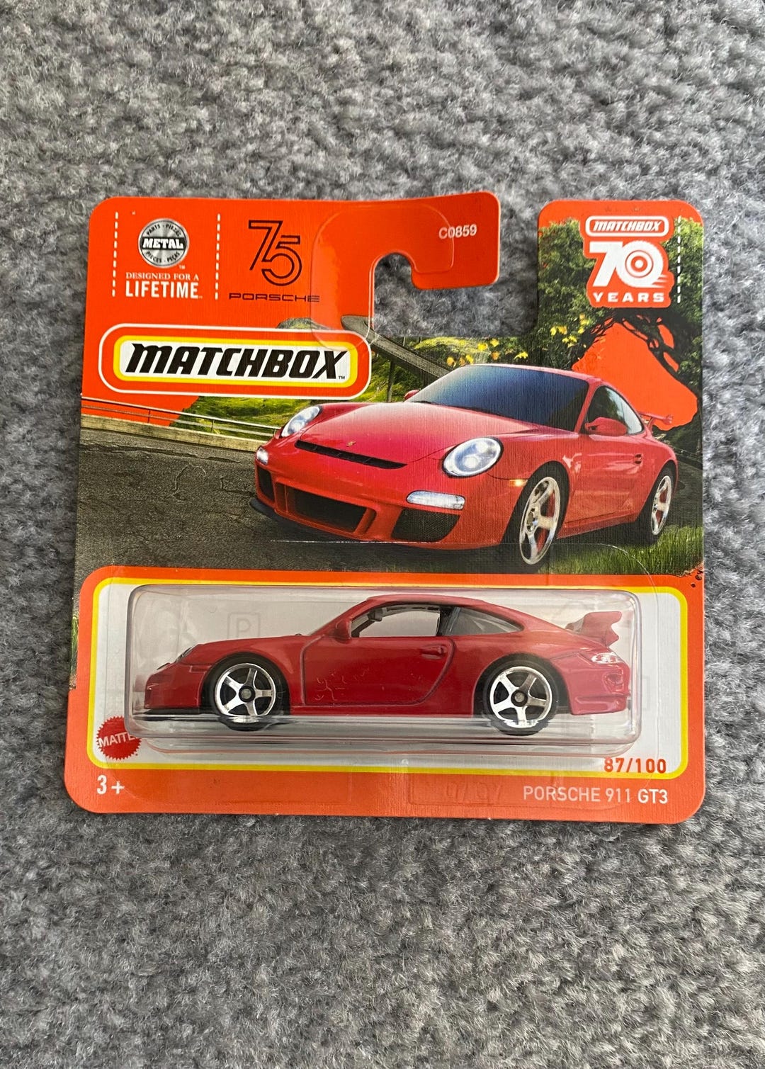 Matchbox Porsche 911 GT3, Red 87/100 - Etsy
