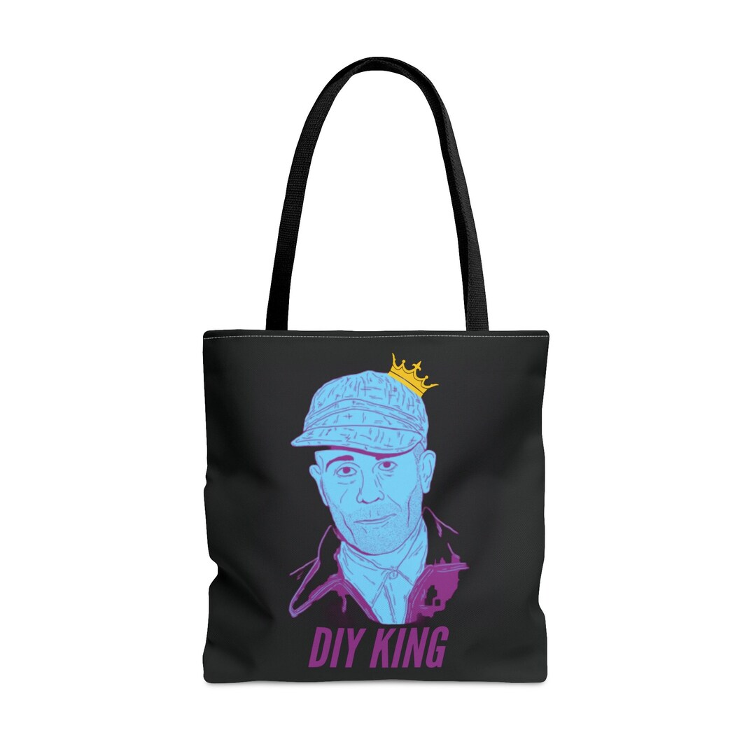 Ed Gein the DIY King Black Reusable Tote Bag, Serial Killer Ed Gein ...
