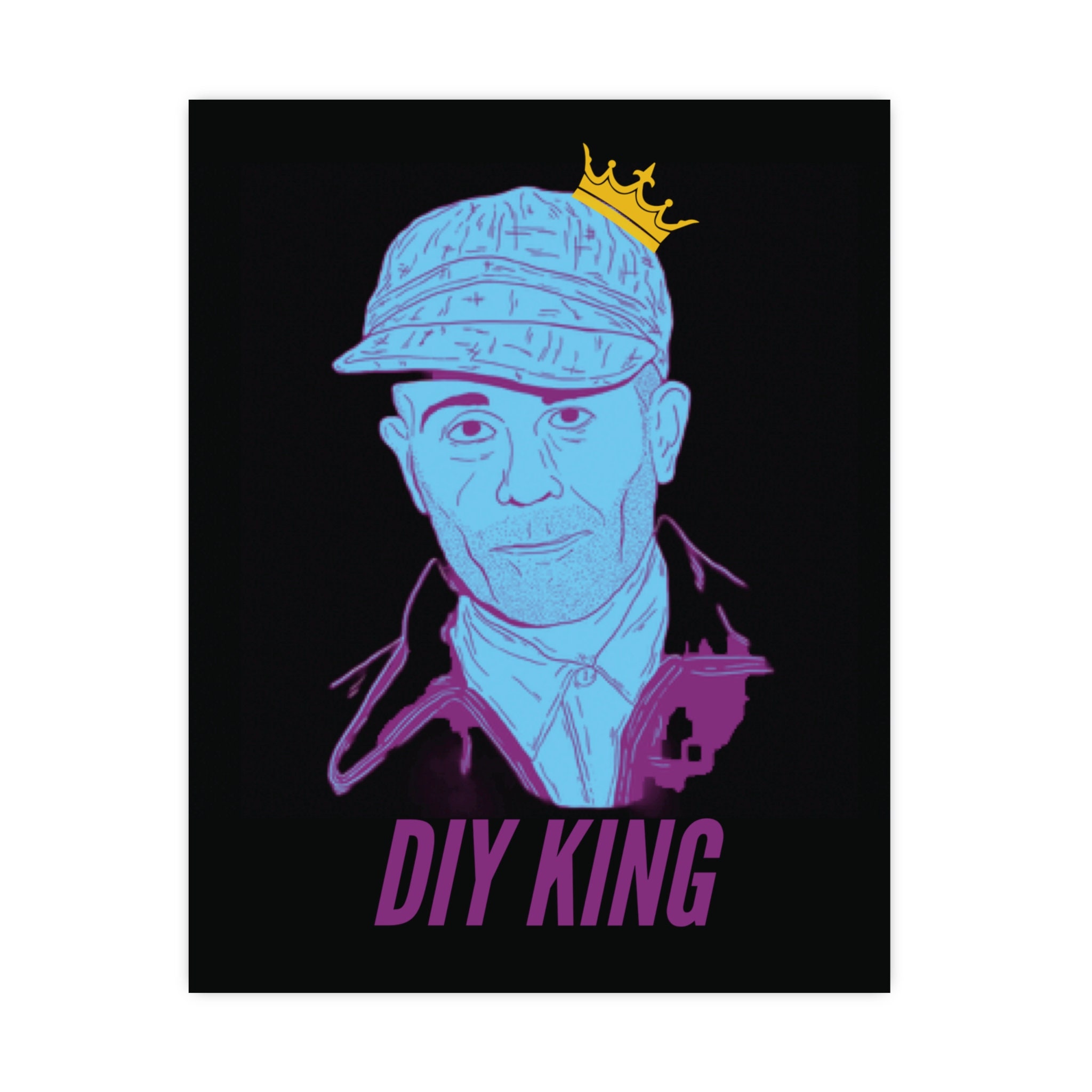Ed Gein the DIY King Black Wall Art Poster Serial Killer Ed - Etsy