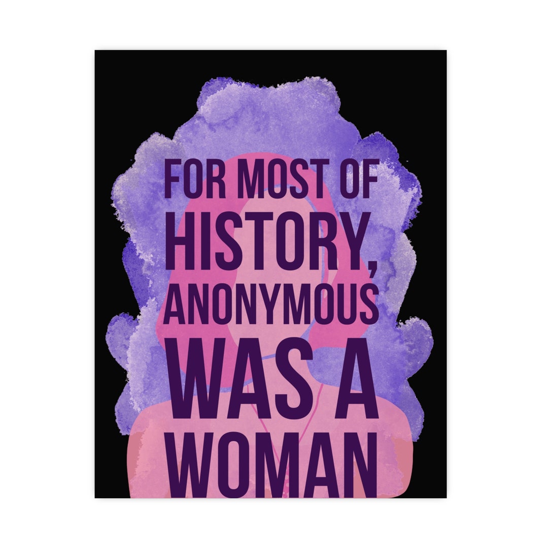 Women of History Matte Wall Art Poster, Woman Empowerment, Girls ...