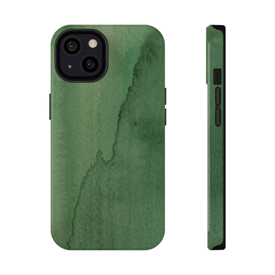 Green Watercolor Impact-resistant Cases - Etsy