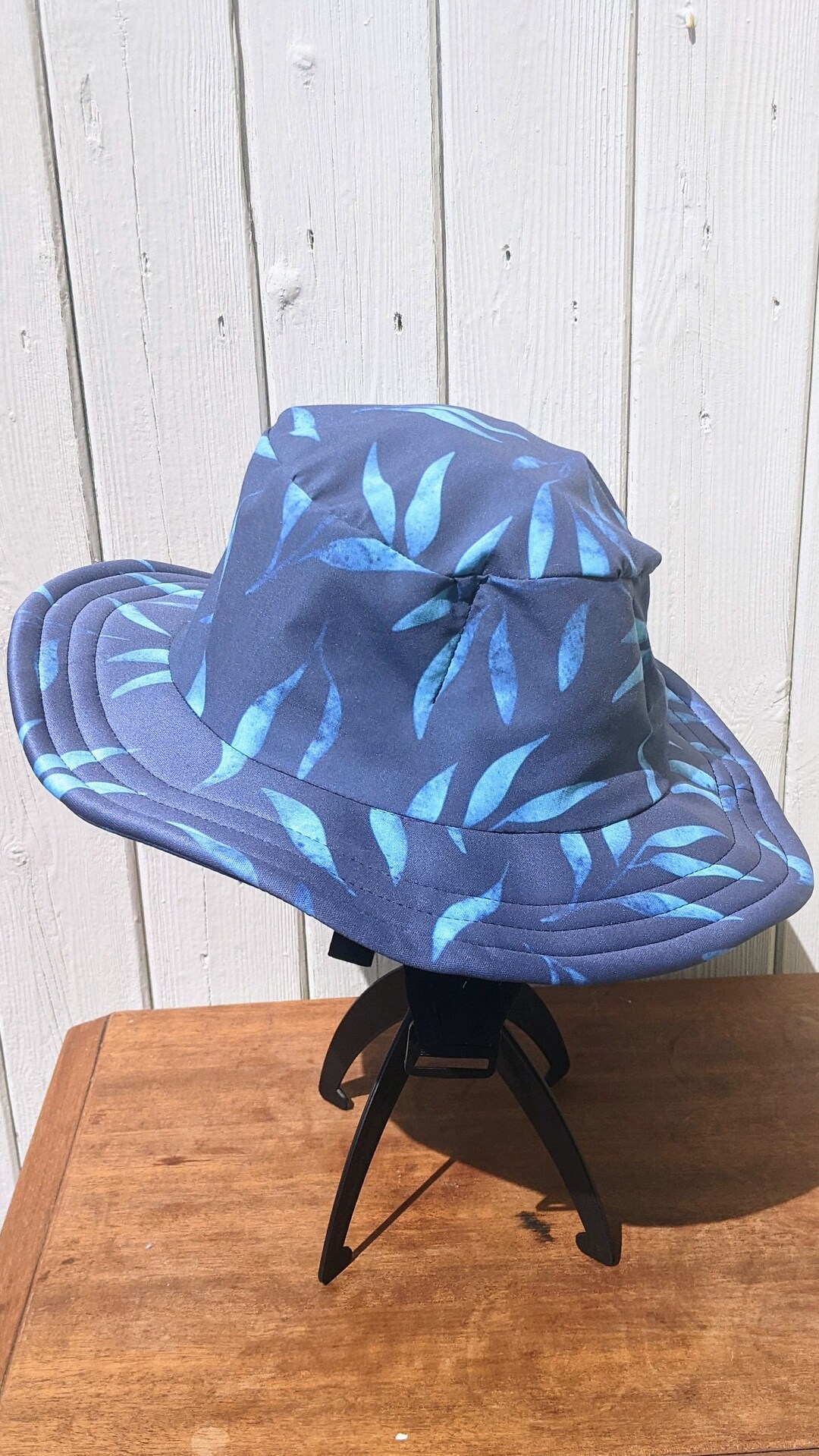 Surf Adventure Hat Blue Leaves Water Resistant Unisex Sizes Small ...