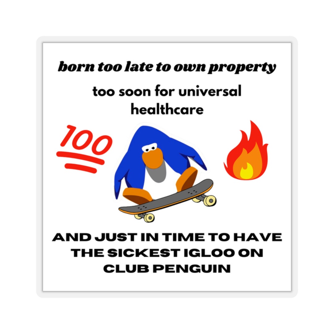Sickest Penguin Sticker - Etsy