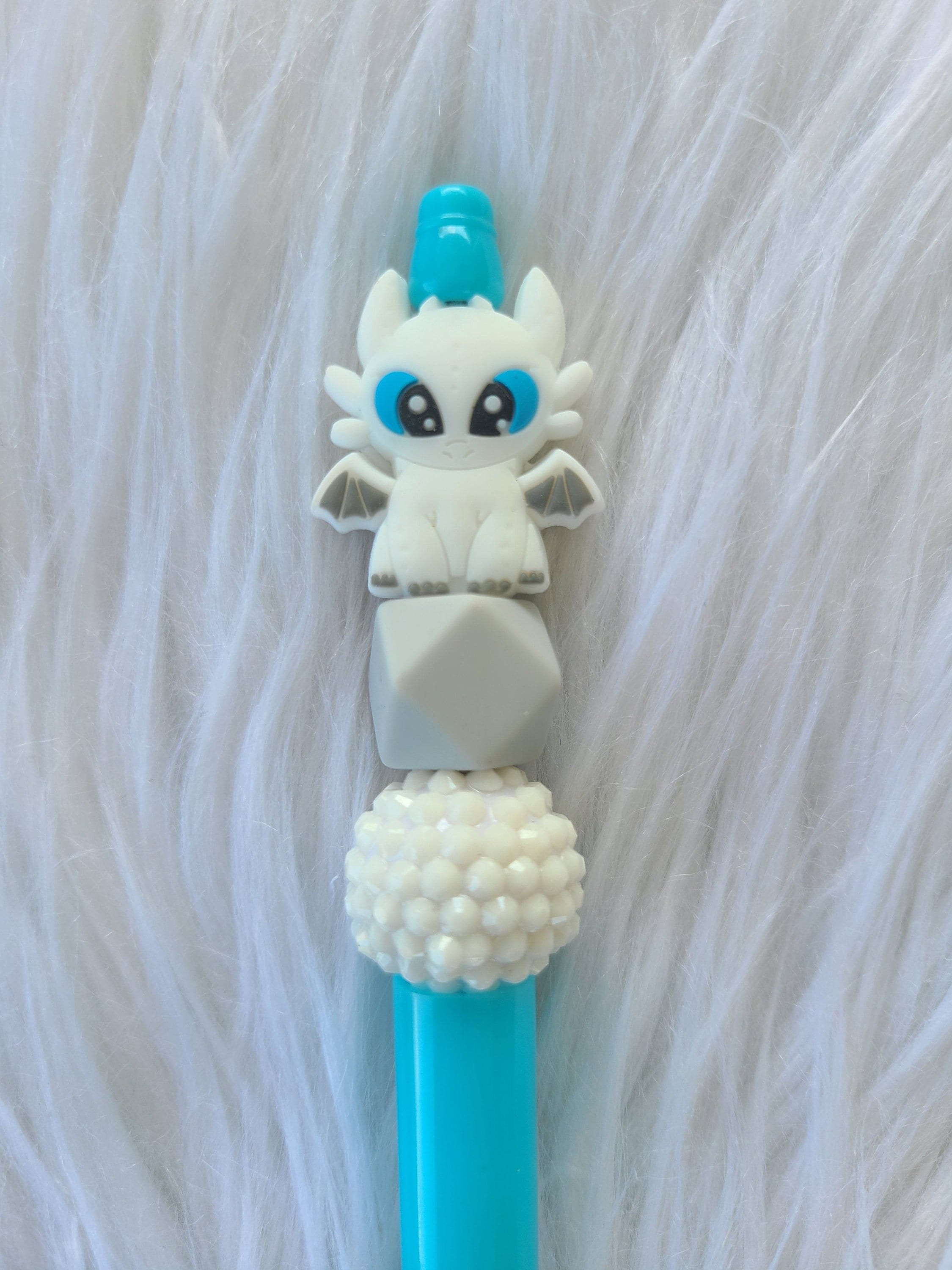 Focal Bead Pen Light Fury HTTYD Dragon Toothless White - Etsy
