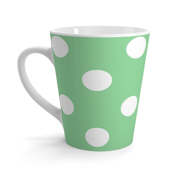 Polka Dot Coffee Cup - Etsy