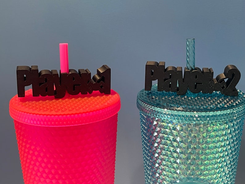 Player 2 Straw Topper STL File Straw Buddy 3D Model STL STL Files for ...