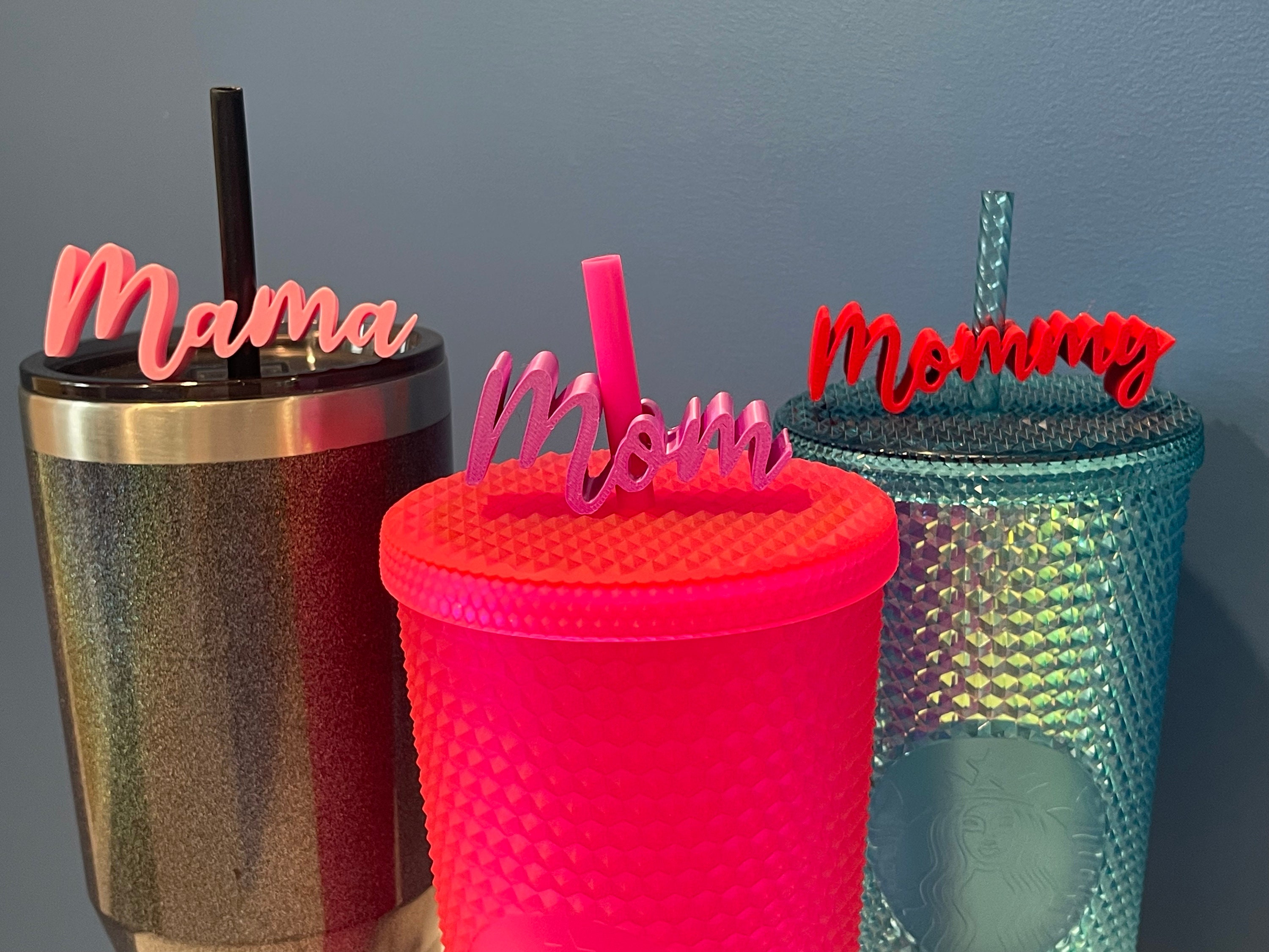 Mom Straw Topper STL | Straw Buddy | 3D Model STL | STL Files for 3D ...