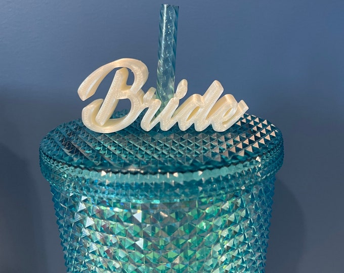 Bride Straw Topper STL Straw Buddy 3d Model STL STL Files for 3d ...