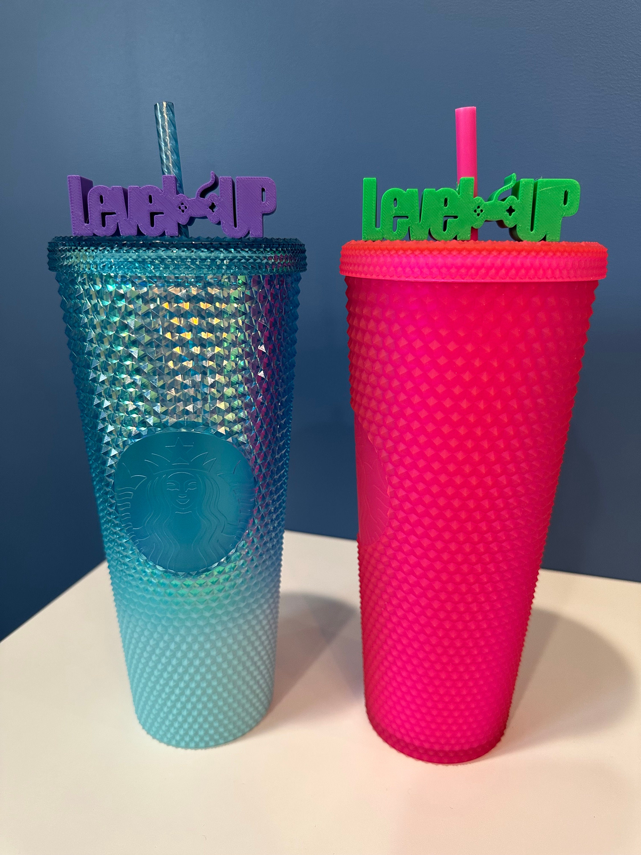 Level up Straw Topper STL File Straw Buddy 3D Model STL STL Files for ...