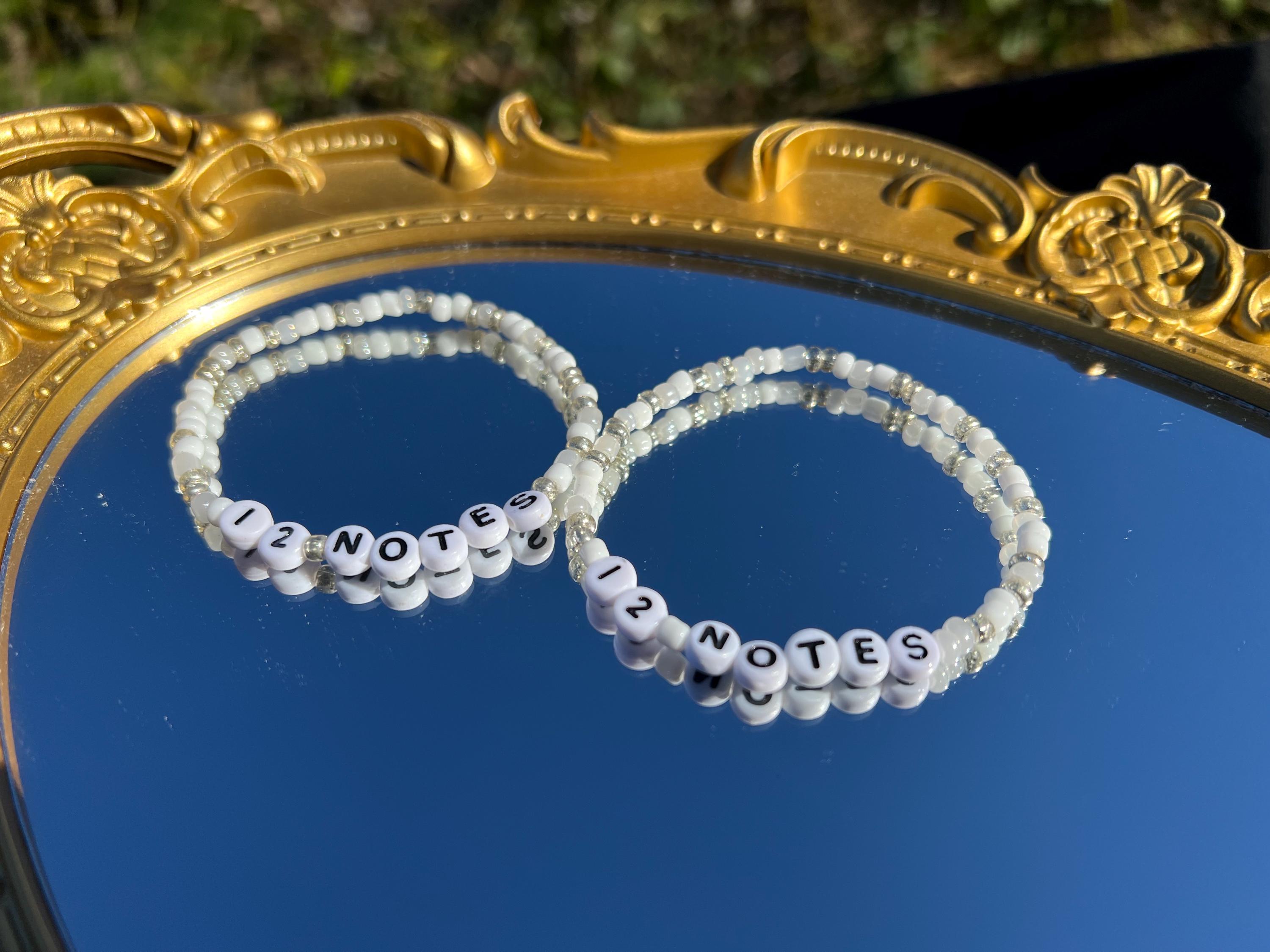 12 Notes| Alec Benjamin | Inspired Bracelet - Etsy