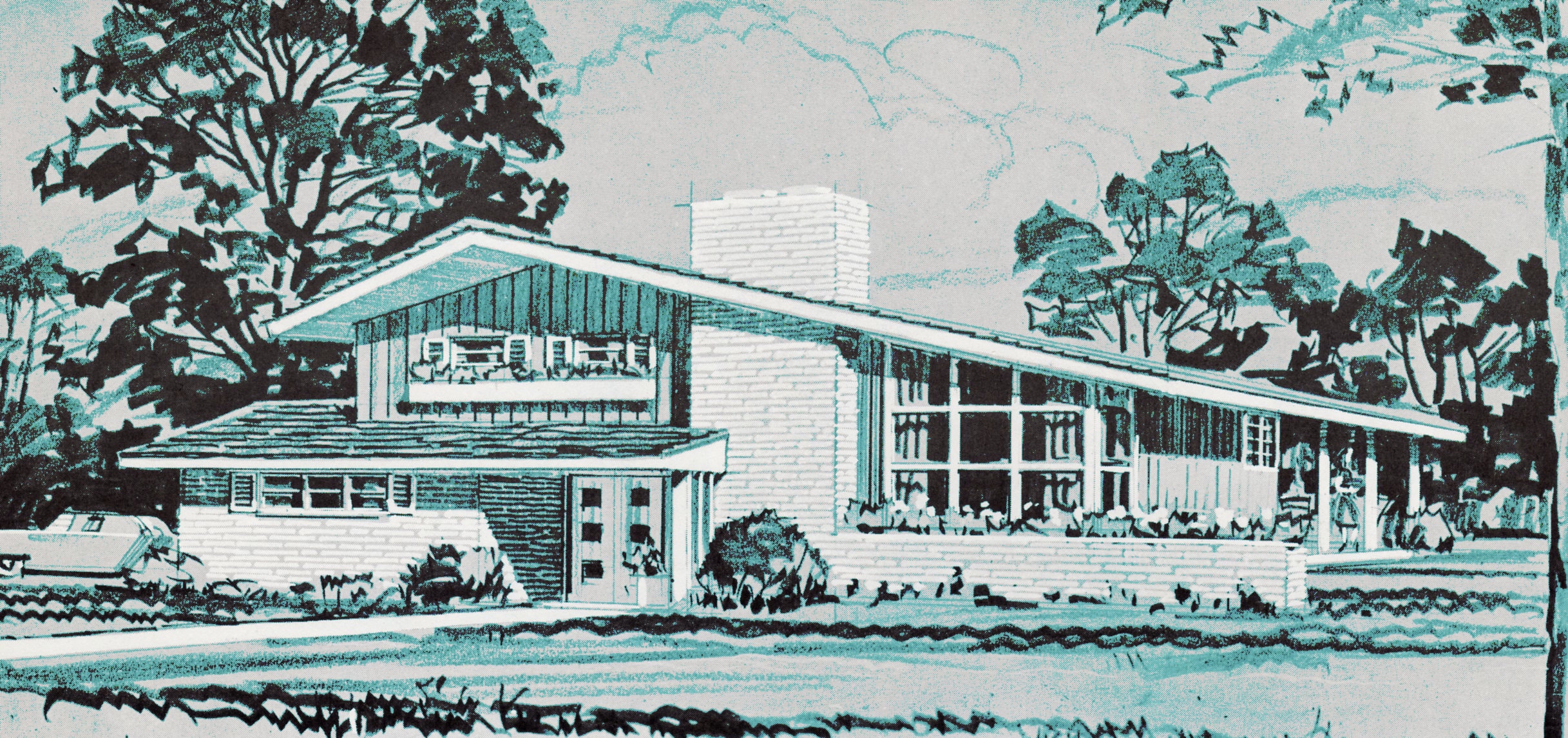 Mid-century Modern House Kit the Skyline - Etsy