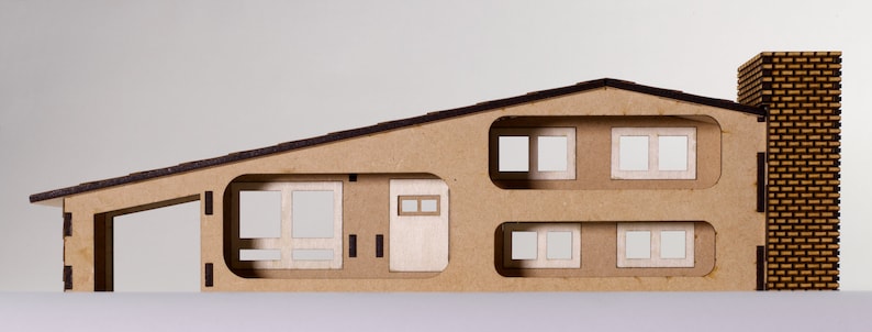 Mid-century Modern House Kit - the Springfield - Etsy