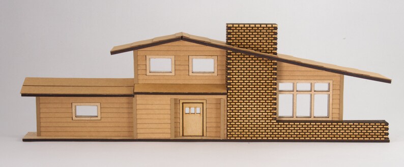 Mid-century Modern House Kit the Skyline - Etsy