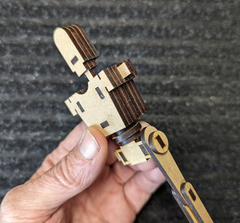 X66 Robot Kit Laser Cut 1/12 Scale Kit - Etsy