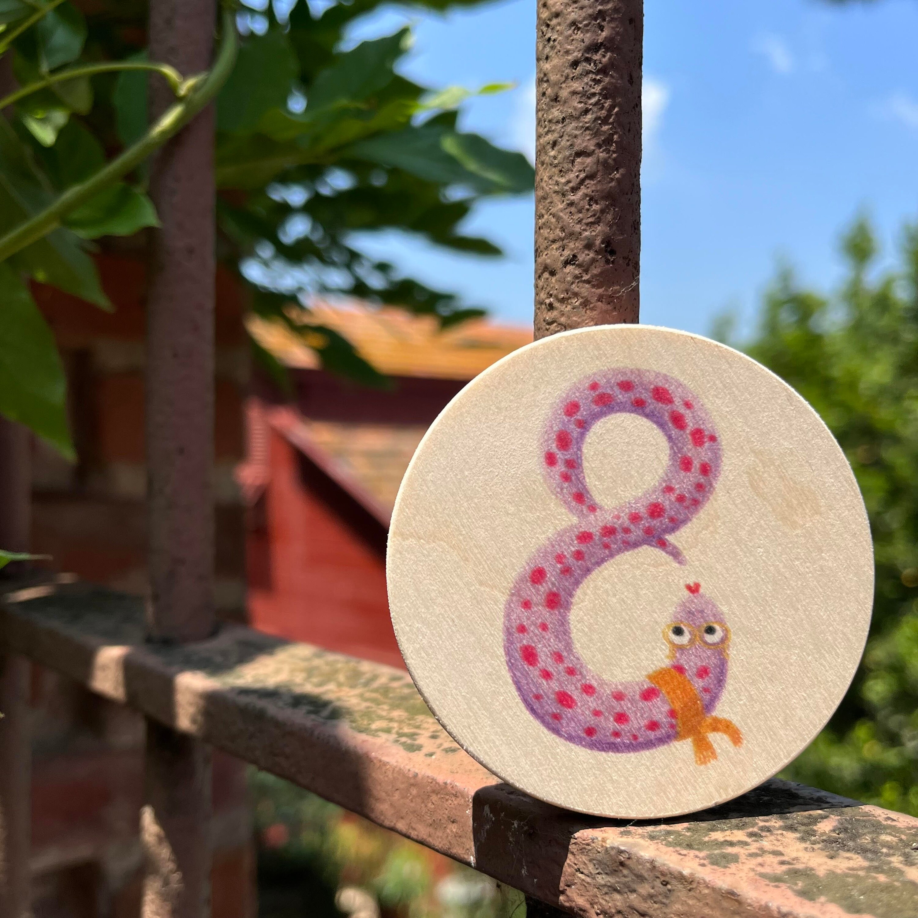 Wooden Monster Numbers Memory Game Educational Montessori Toy Kids ...