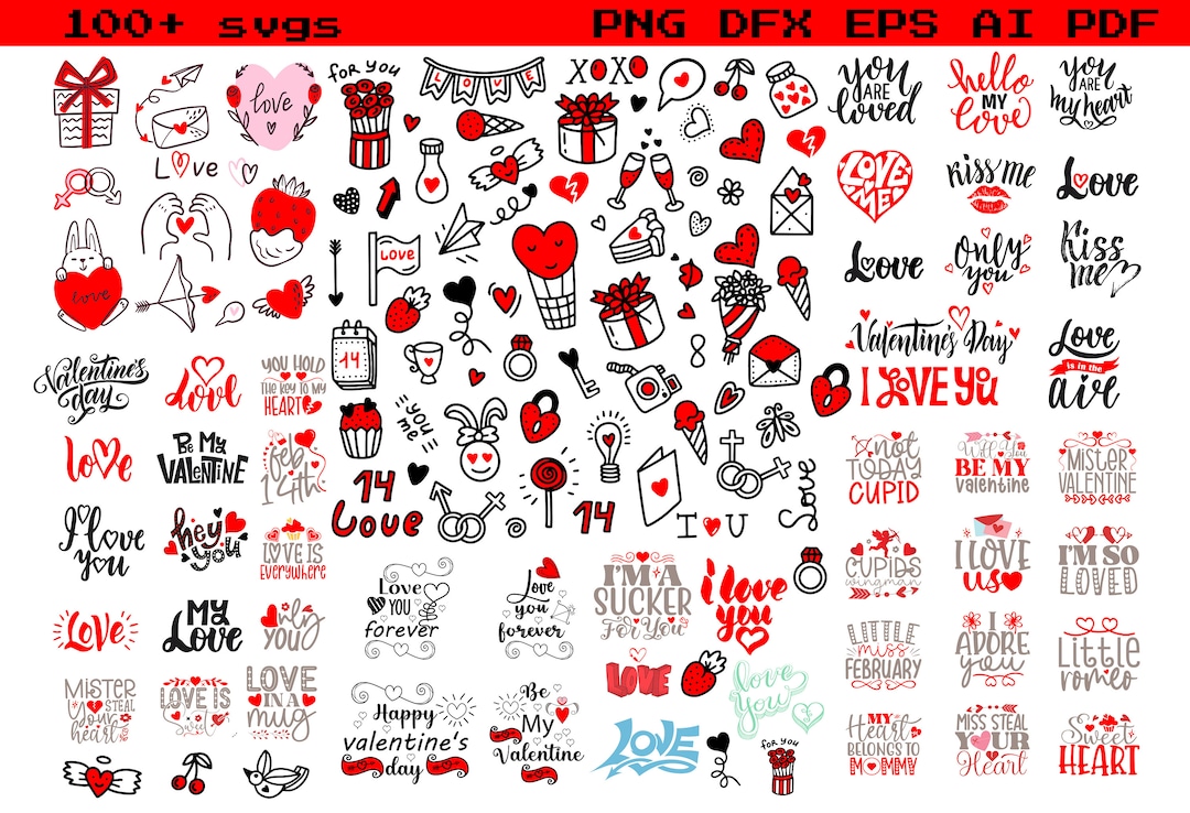 Valentine Svg Heart Svg Love Svg Valentine Card Svg Valentine Heart Svg ...