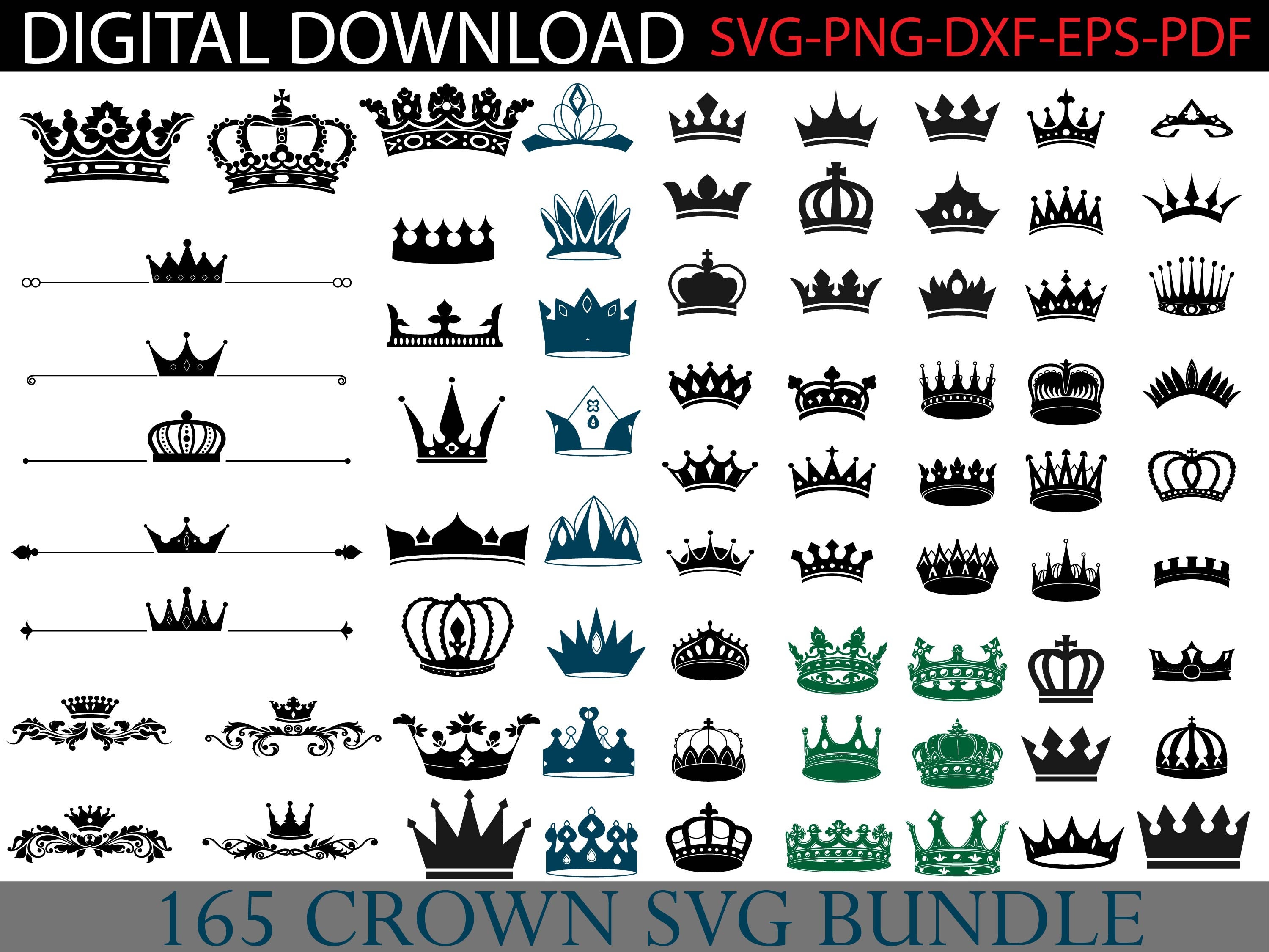 Prince Crown SVG Crown SVG Queen Svgtiara Svg Princess Svg Prince Svg ...