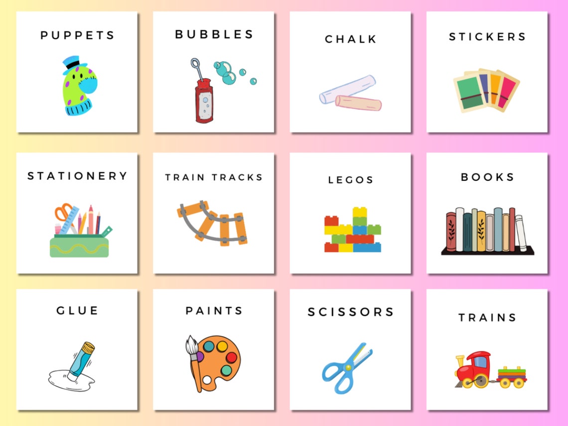 Toy Labels Printable Toy Organization Toy Storage - Etsy