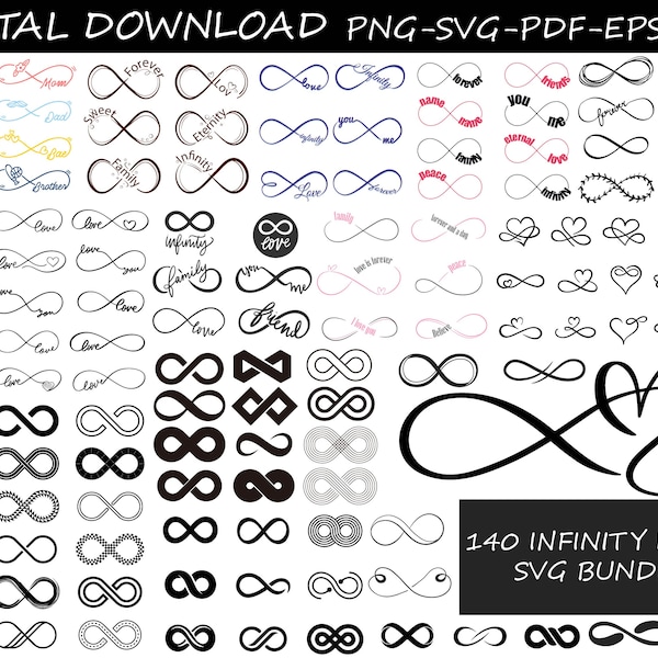 Infinity Svg - Etsy