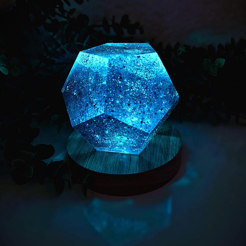 Led Resin Table - Etsy