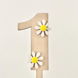 Daisy Cake Topper, Daisy Birthday, Birthday Cake Topper, First Birthday ...