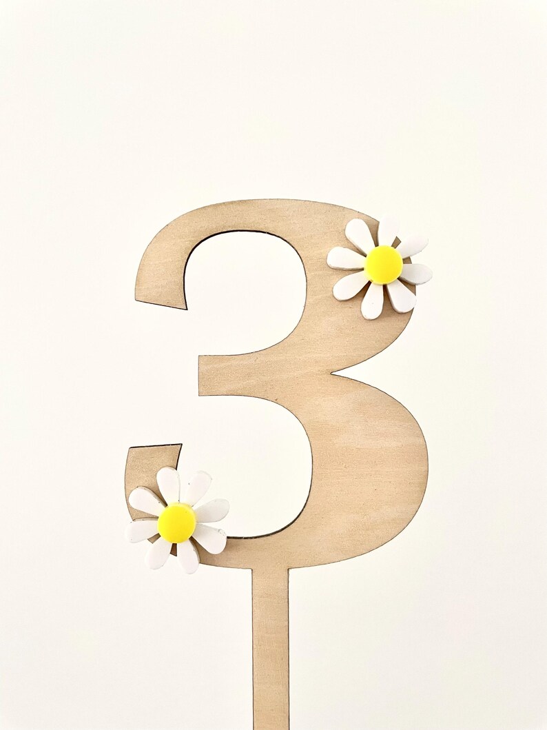 Daisy Cake Topper, Daisy Birthday, Birthday Cake Topper, First Birthday ...