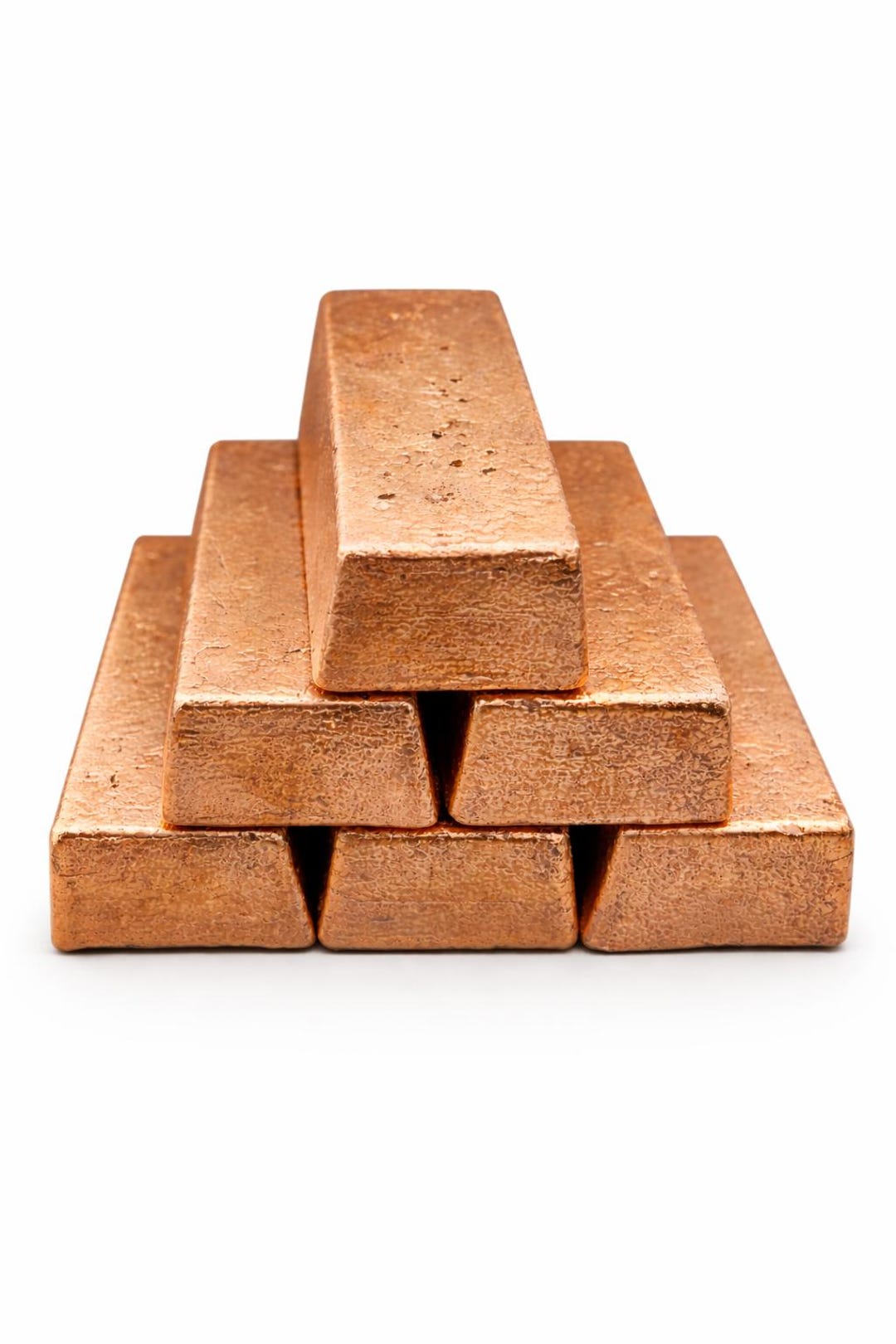 5lb+ Hand Poured Copper Bar – .999 Fine Copper Ingot – Metal Stacking ...