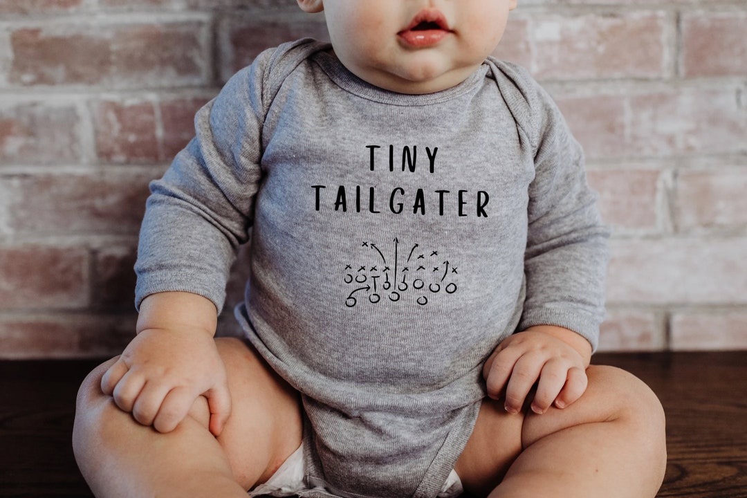 Tiny Tailgater Infant Long Sleeve Bodysuit,baby Football Outfit, Game ...