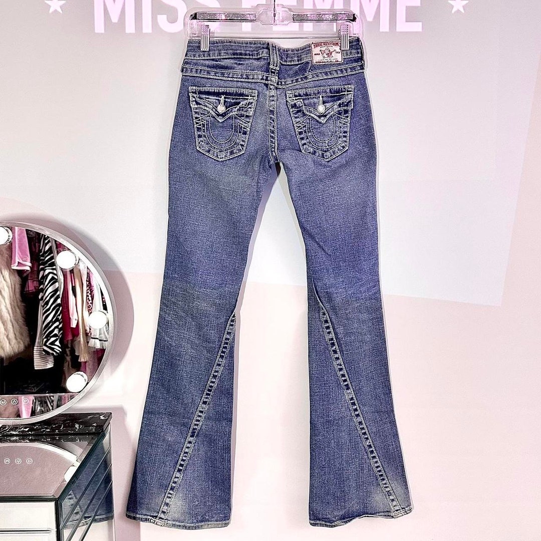 True Religion 2000s Light Wash Low-rise Bootcut Jeans. Flawless With ...