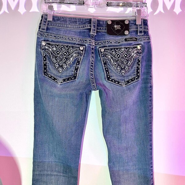 Embroidered Jeans - Etsy