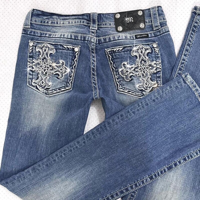 Embellished Jeans - Etsy