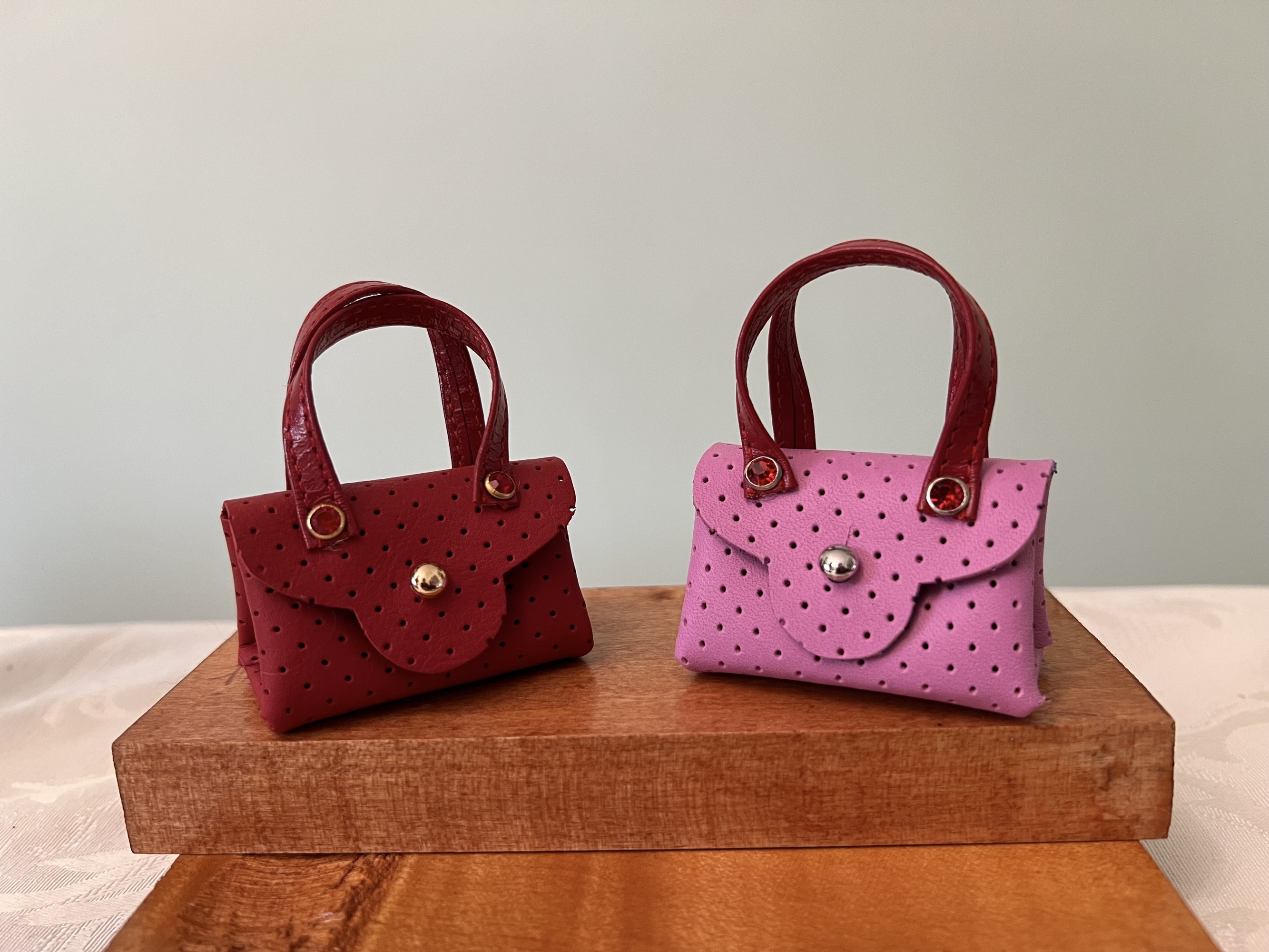 Perforated Leather Doll Purse/fashion Handbag for 16" Dolls/italian ...